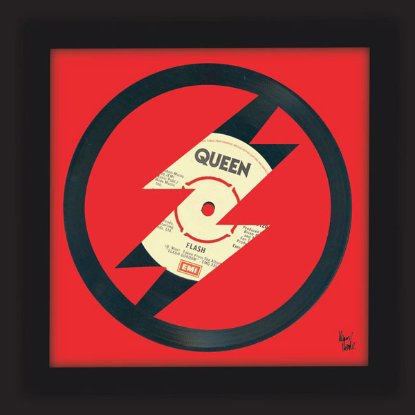 Flash - Queen (1980) [Flash Gordon] - Kenny Deane Vinyl Art