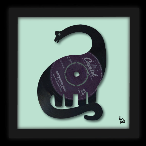 Brontosaurus Stomp - The Piltdown Men (1960) - Kenny Deane Vinyl Art