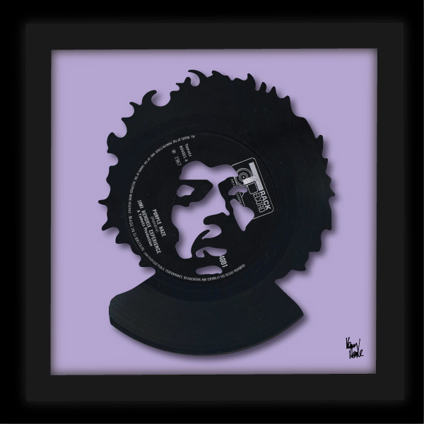 Purple Haze - Jimi Hendrix (1967) - Kenny Deane Vinyl Art