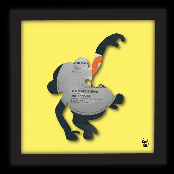 The Funky Gibbon - The Goodies (1975) - Kenny Deane Vinyl Art