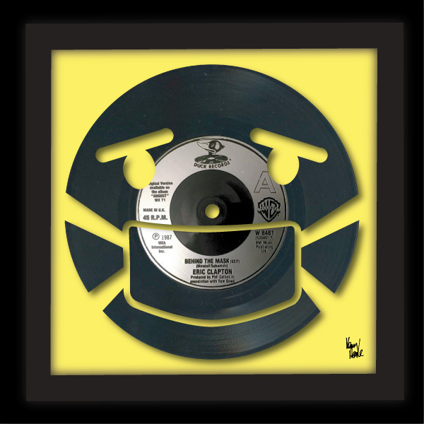 Behind The Mask - Eric Clapton (1987) - Kenny Deane Vinyl Art