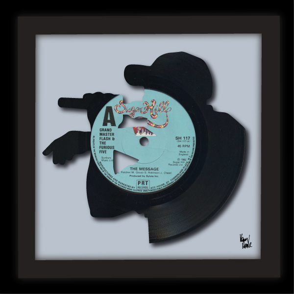 The Message - Grandmaster Flash (1982) - Kenny Deane Vinyl Art