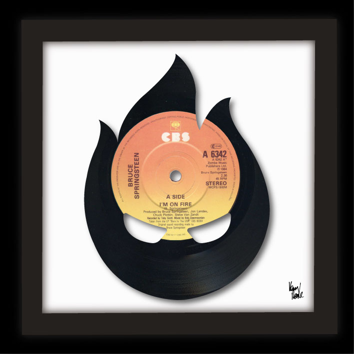 I'm on Fire - Bruce Springsteen (1984) - Kenny Deane Vinyl Art