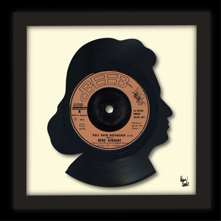 Roll Over Beethoven - Gene Vincent (1974) - Kenny Deane Vinyl Art