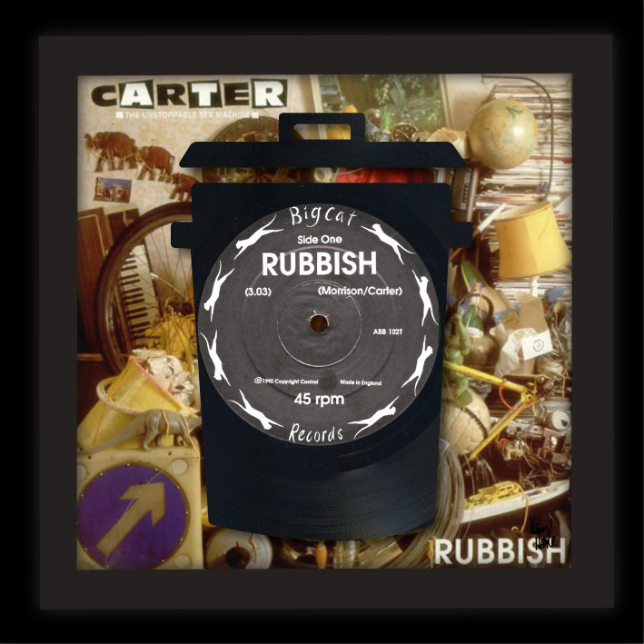 Rubbish - Carter the Unstoppable Sex Machine (1990) - Kenny Deane Vinyl Art
