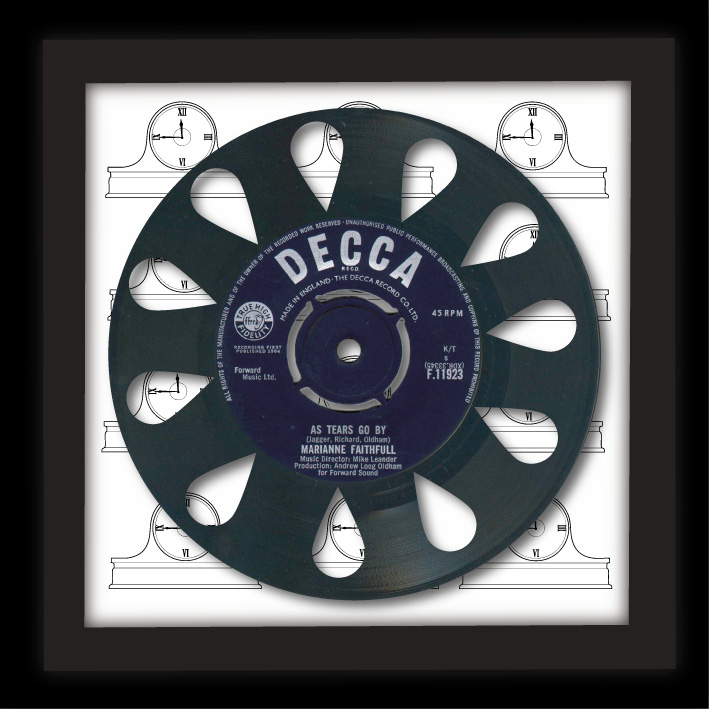 As Tears Go By - Marianne Faithfull (1964) - Kenny Deane Vinyl Art