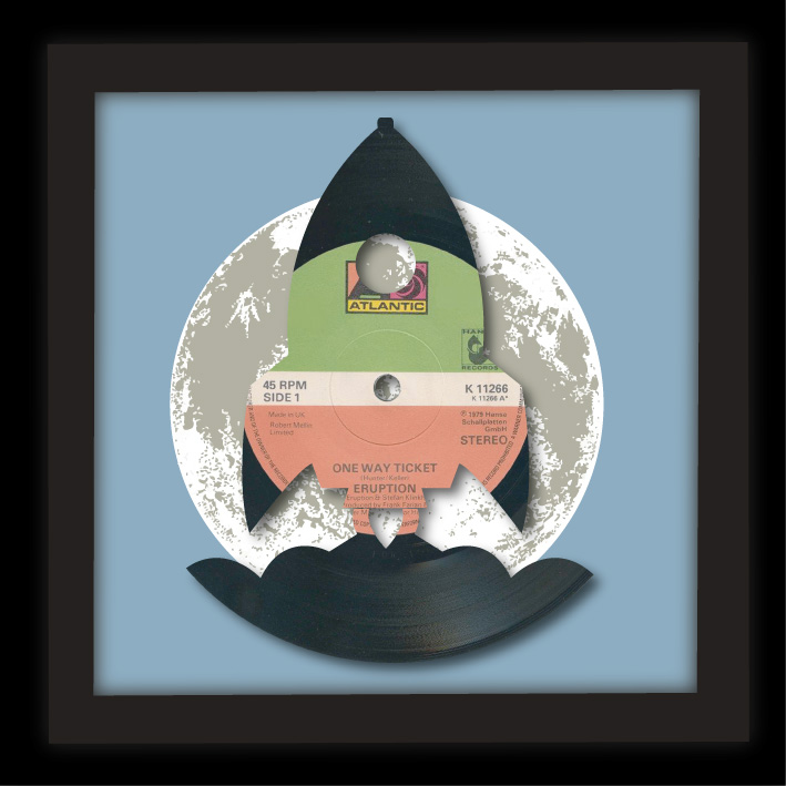 One Way Ticket - Eruption (1979) - Kenny Deane Vinyl Art