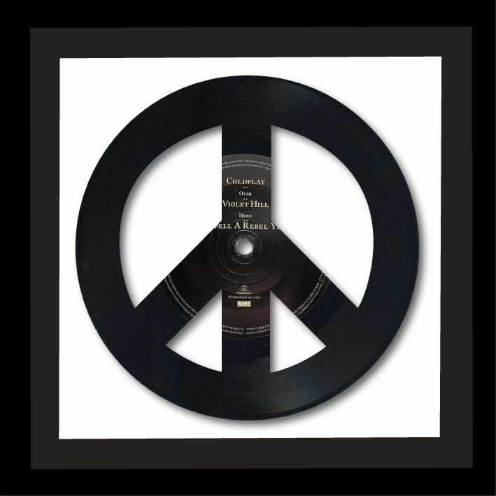 Violet Hill - Coldplay – (2008) - Kenny Deane Vinyl Art