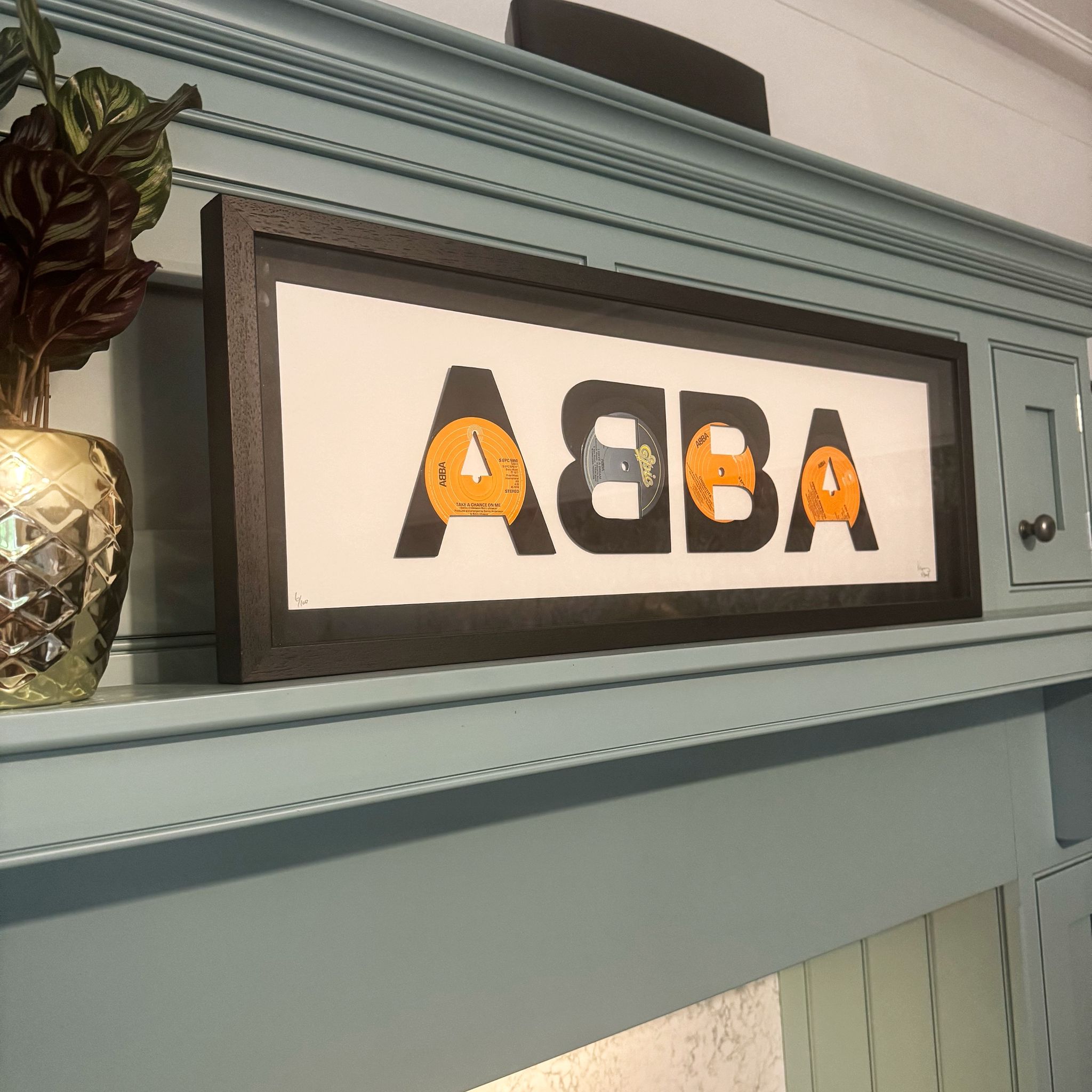 Abba in Letters - Abba (1979) - Kenny Deane Vinyl Art