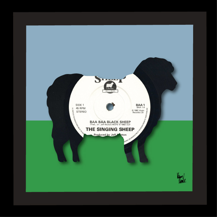 Baa-Baa Black Sheep - The Singing Sheep (1982) - Kenny Deane Vinyl Art